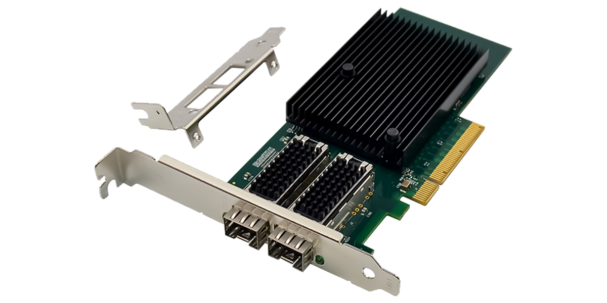 Intel X710 based NIC PCIe 3.0 x8 Dual Port 10GbE Open SFP+ – ATGBICS