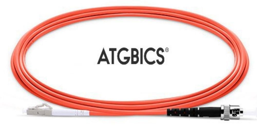 LC-ST OM2, Fibre Patch Cable, Multimode, Simplex, Orange, 50m – ATGBICS